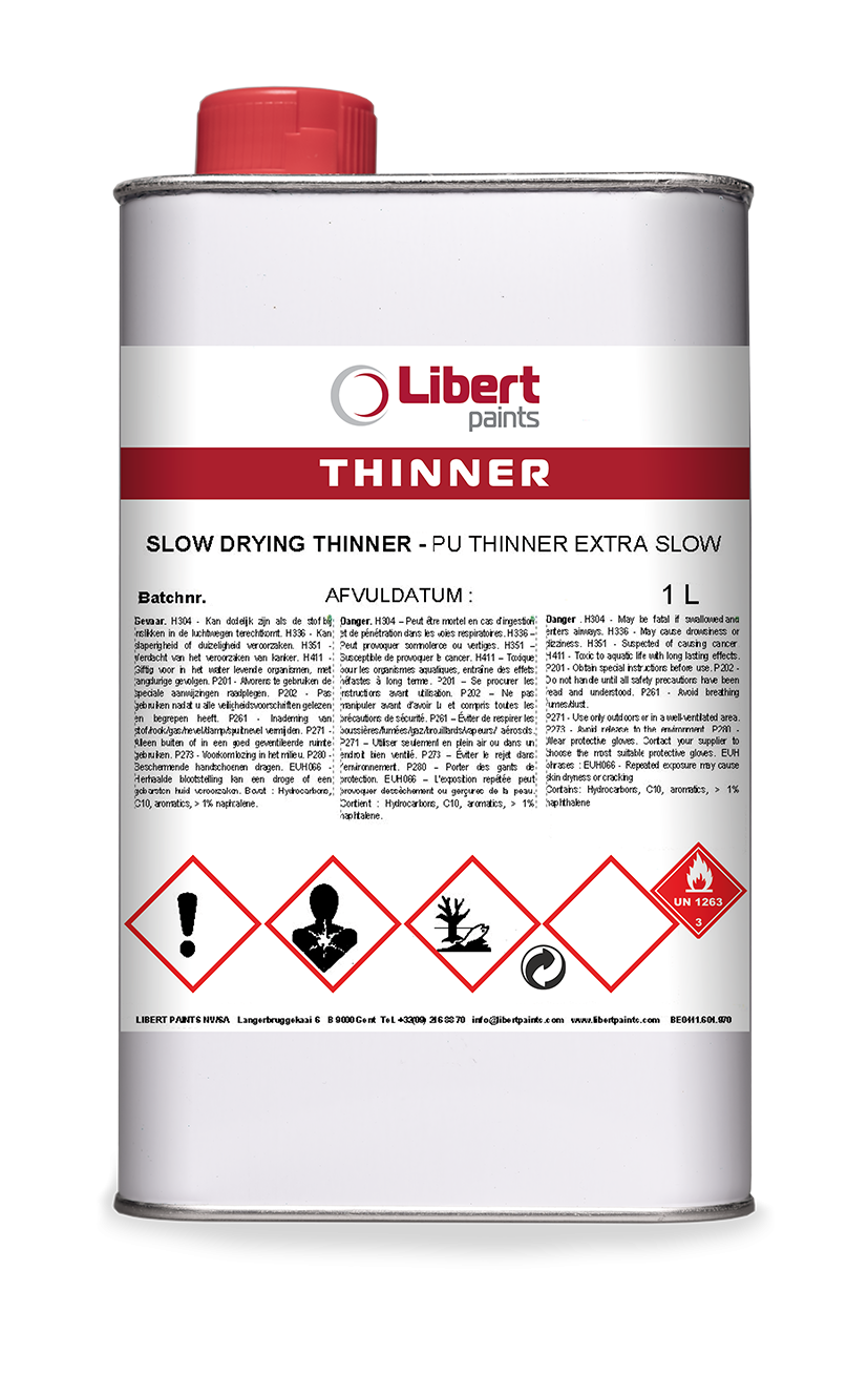 Slow drying thinner - Libert Paints