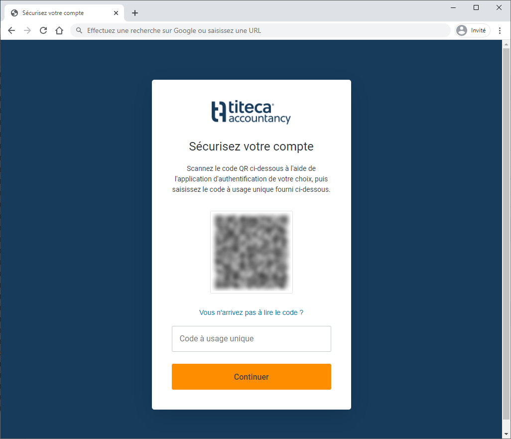 Authentification à deux facteurs pour le portail Titeca - Titeca ...